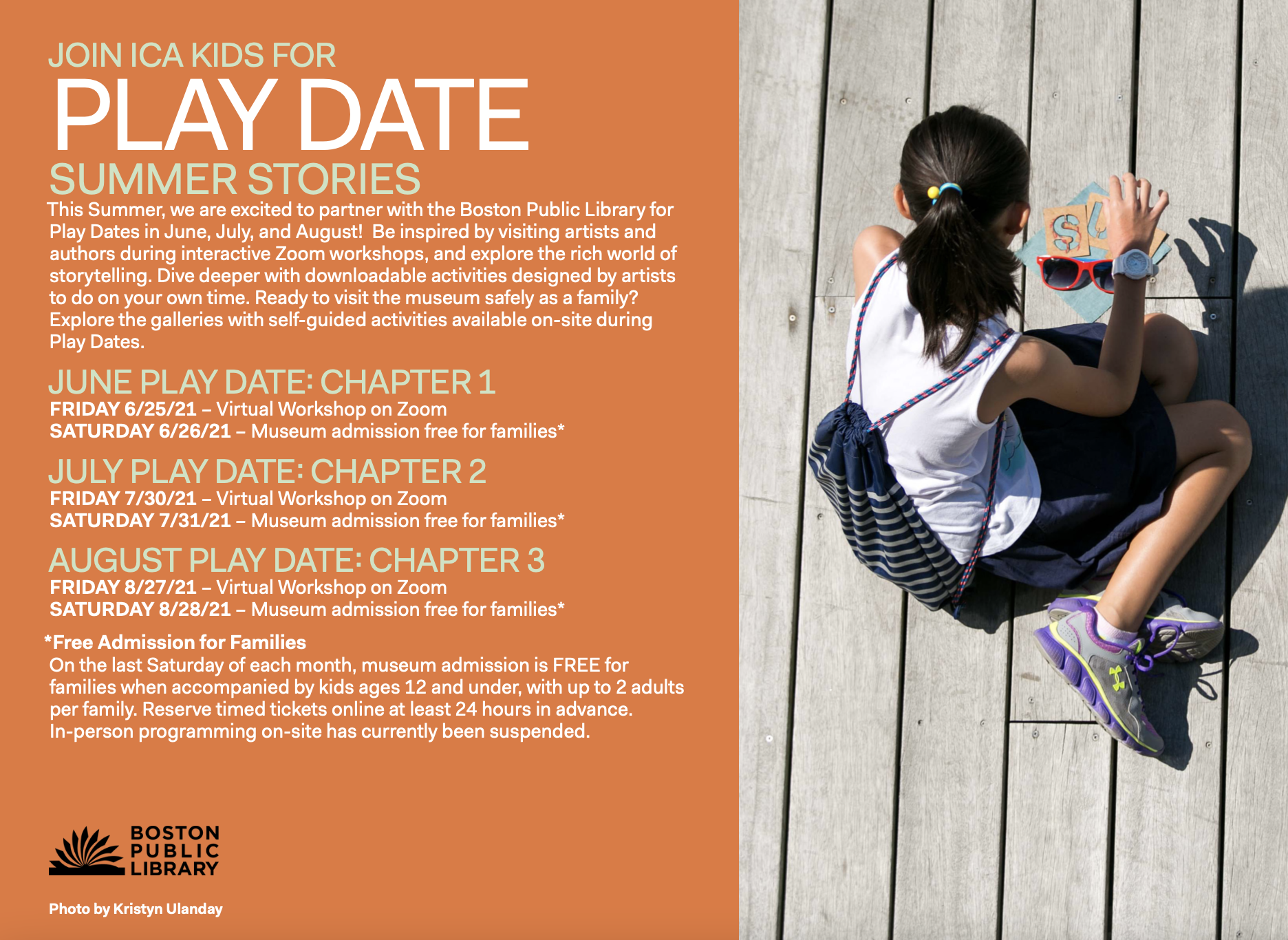 ICA Kids June Play Date: Summer Stories (FREE) - Secret Boston | Events ...